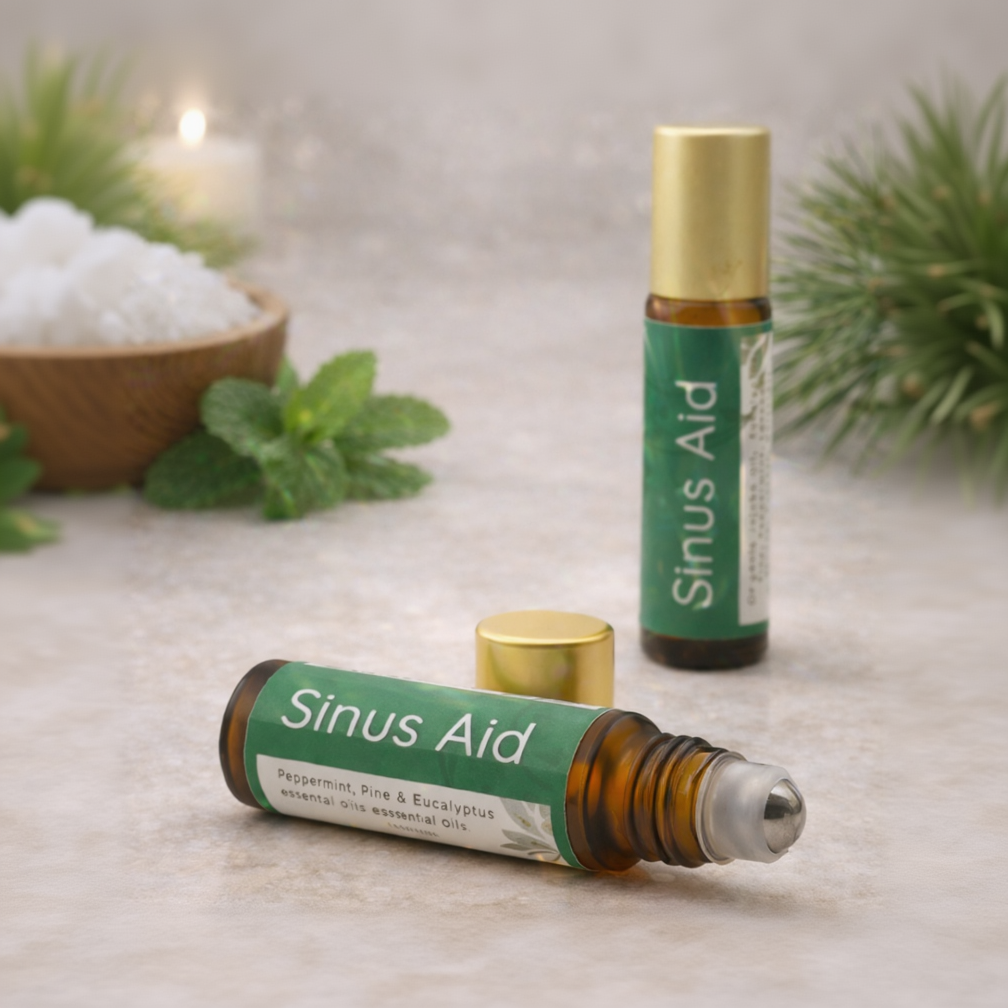 Sinus Aid | Eucalyptus & Pine | Essential Oil Roll-On – Aroma Mora