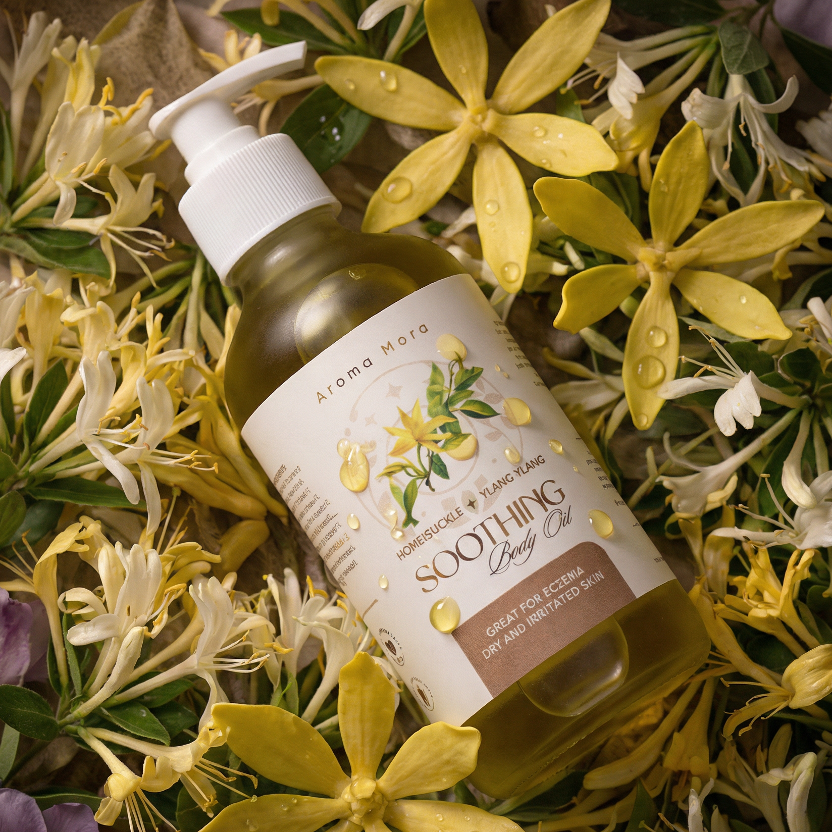 Soothing Body Oil | For Dry Skin – Aroma Mora